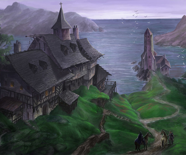 ArtStation - Seaside environment | Artworks