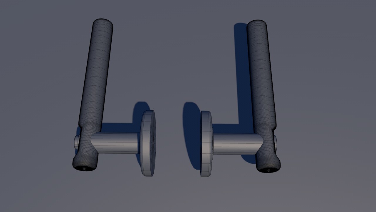 ArtStation - Door Lever Round | Resources
