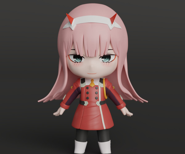 ArtStation - Chibi Zero Two - 3D Printable | Resources