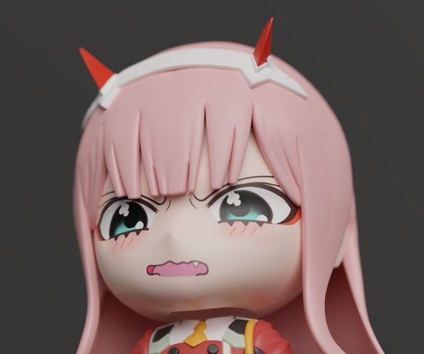 ArtStation - Chibi Zero Two - 3D Printable | Resources