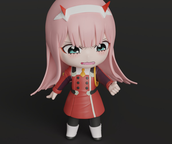 ArtStation - Chibi Zero Two - 3D Printable | Resources
