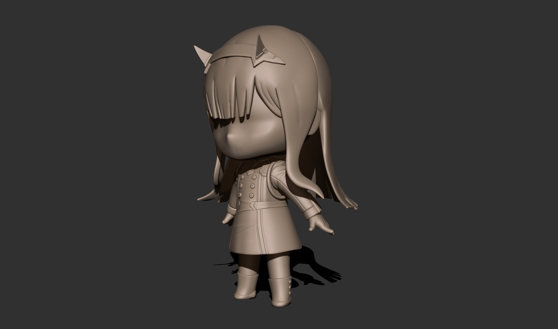 ArtStation - Chibi Zero Two - 3D Printable | Resources