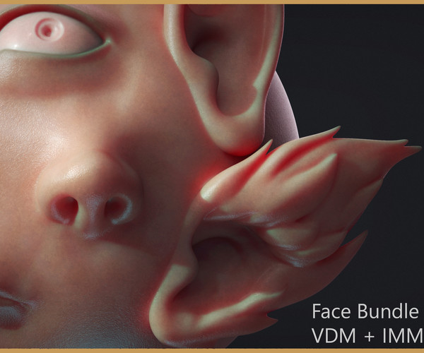 ArtStation - Zbrush - Free - Face IMM + VDM Bundle | Brushes