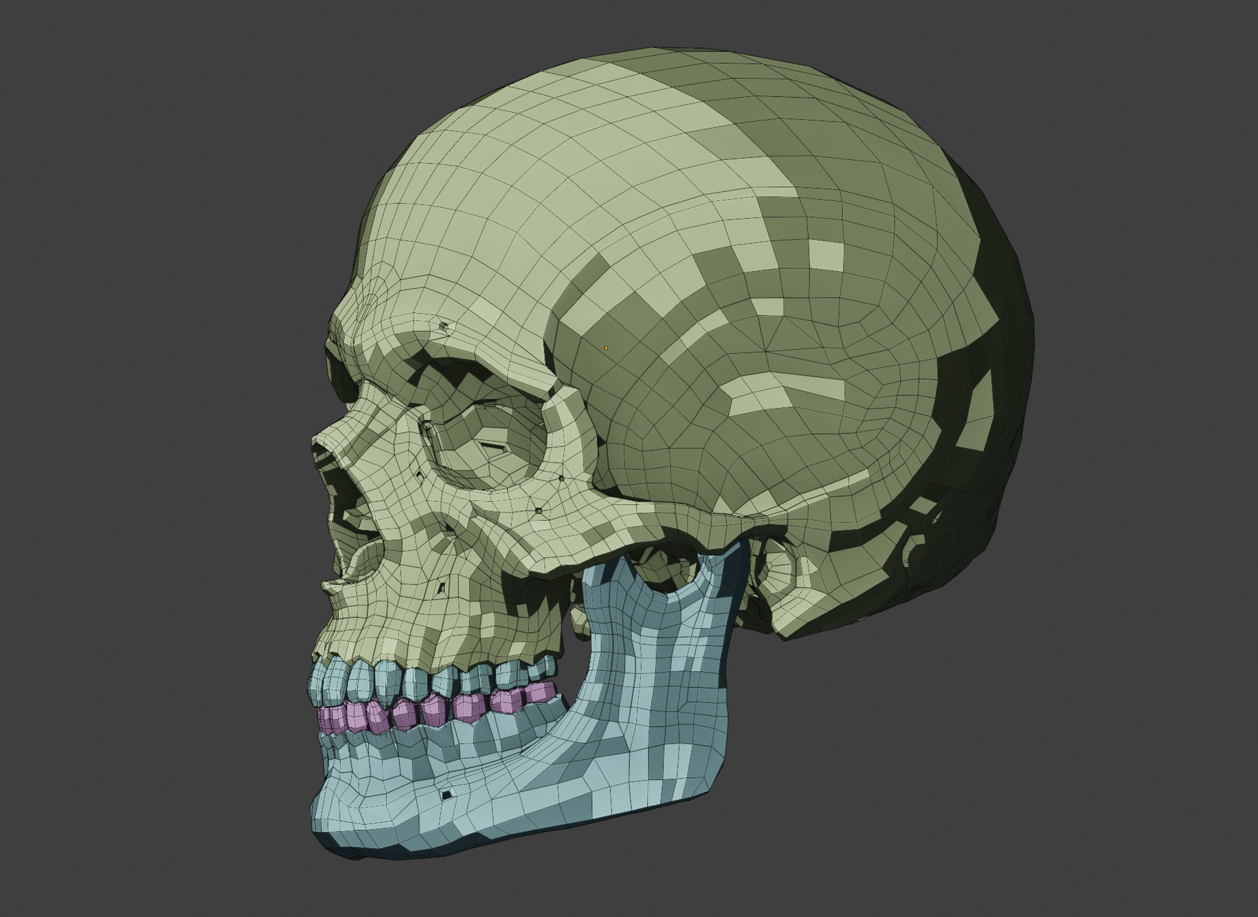 ArtStation - Perfect Shaped Skull Basemesh WIP | Resources