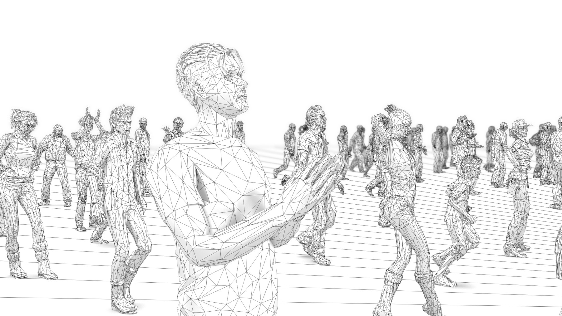 ArtStation - 200 Colorful Low Poly People Collection | Resources