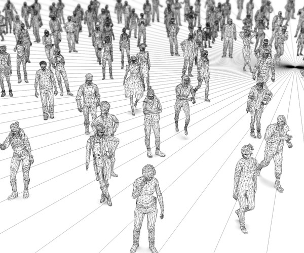 ArtStation - 200 Colorful Low Poly People Collection | Resources
