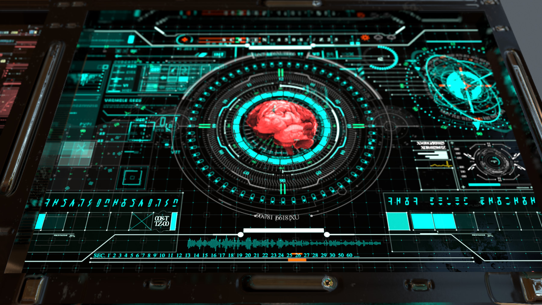 ArtStation - Scifi Modular Screen - Medical Computer Videogame - Unity ...