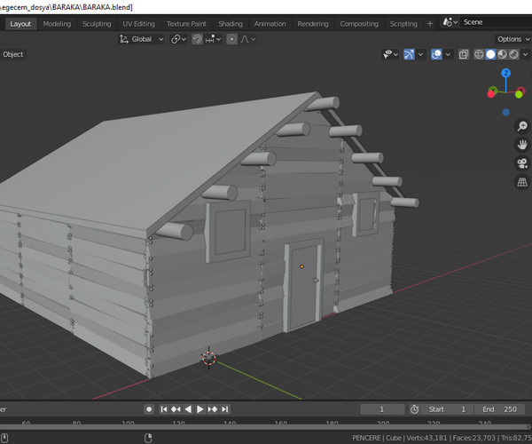 ArtStation - Shed ( House ) | Game Assets