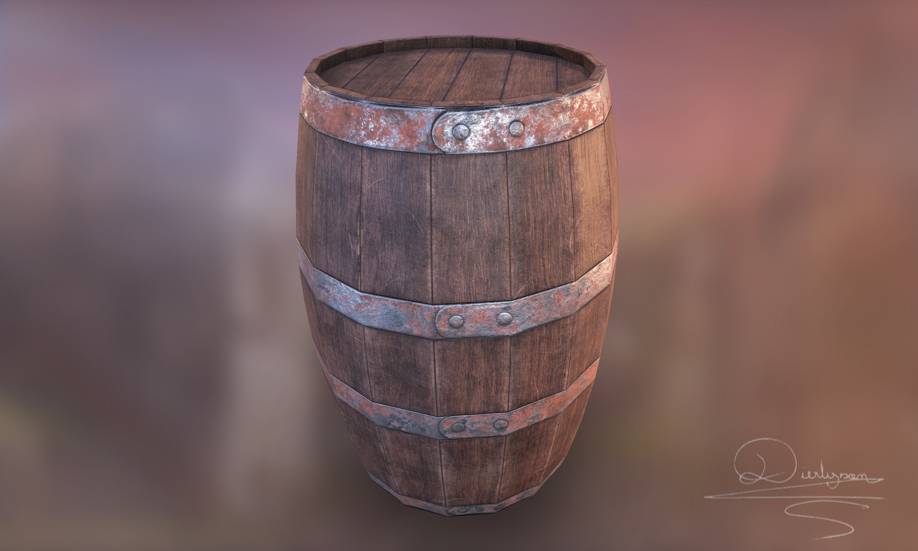 ArtStation - Medieval Barrel - Game Assets | Game Assets