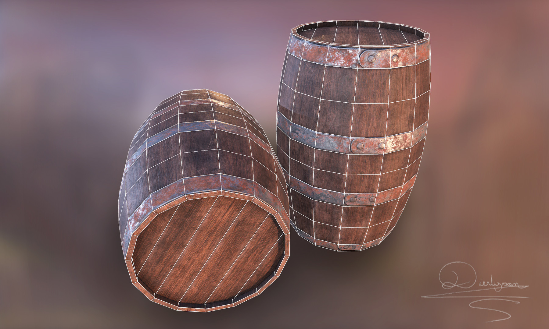 ArtStation - Medieval Barrel - Game Assets | Game Assets