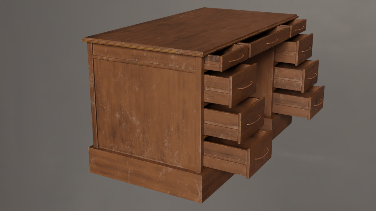 ArtStation - Writing Desk | Game Assets