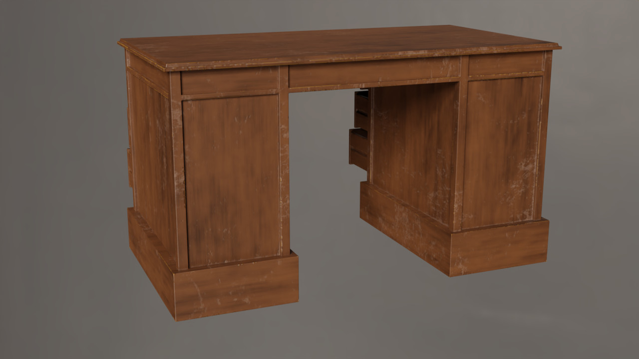 ArtStation - Writing Desk | Game Assets