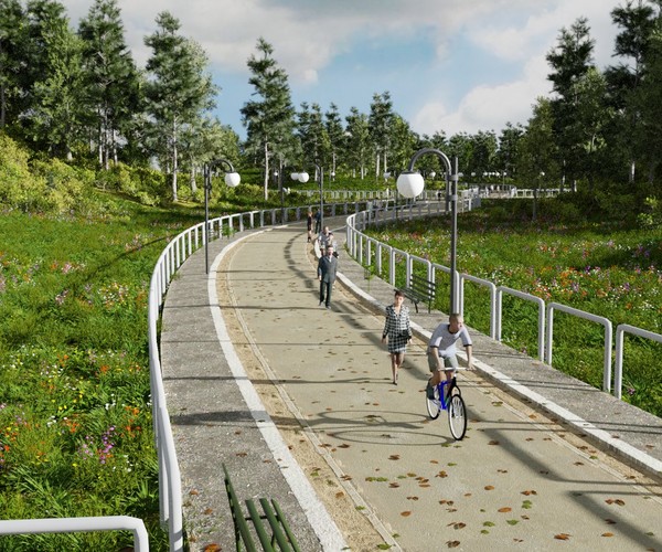 ArtStation - In the park in Blender | Resources