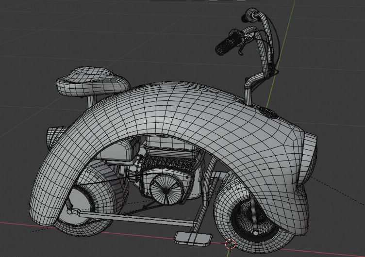 ArtStation - vw mini bike | Resources