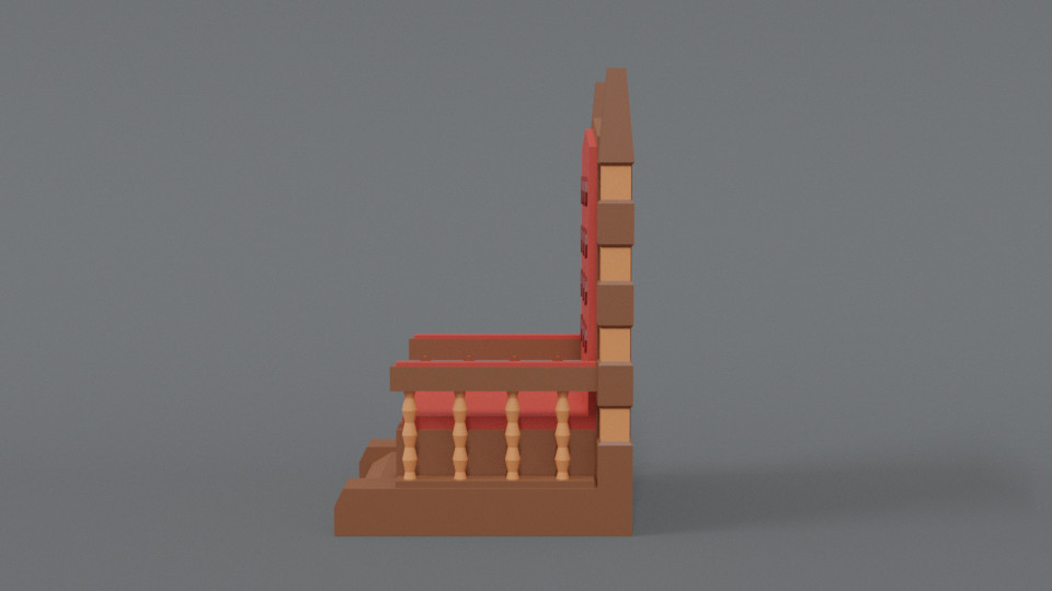 ArtStation - Low Poly Cartoon Throne | Game Assets