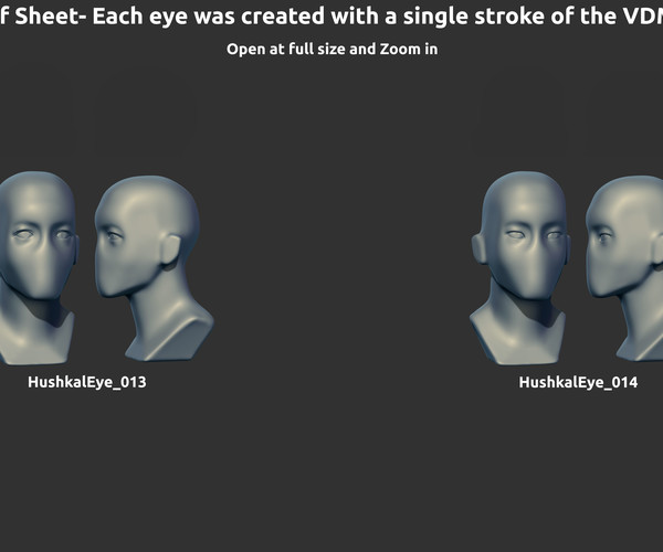 ArtStation - Zbrush - Eye - VDM Brushes | Brushes