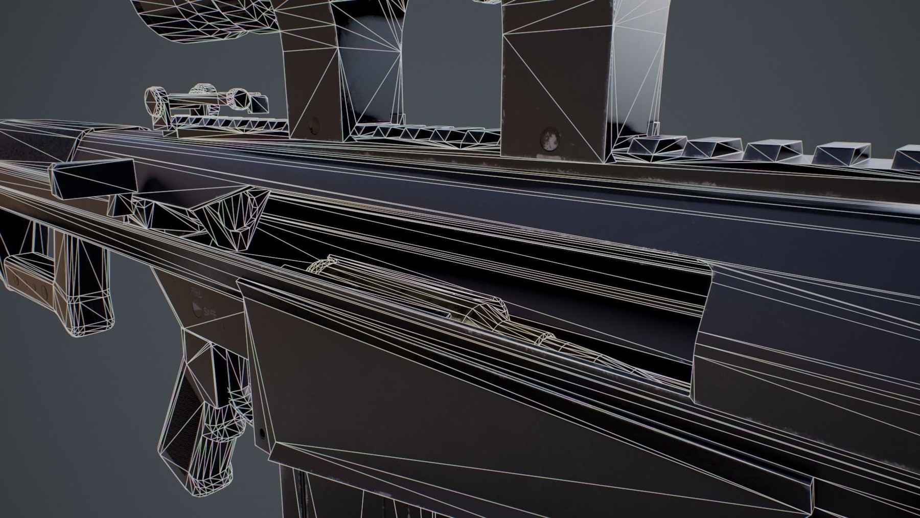 ArtStation - Barrett M82A1 Rifle | Game Assets