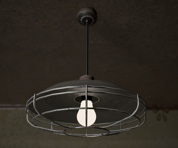 ArtStation - Ceiling Lamp | Game Assets