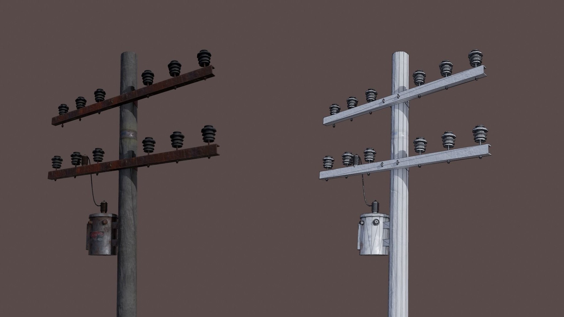 ArtStation - Electric Pole | Game Assets