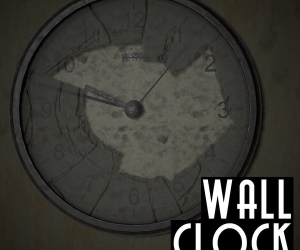 ArtStation - Wall Clock | Game Assets