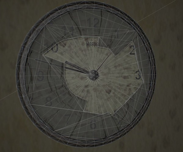 ArtStation - Wall Clock | Game Assets