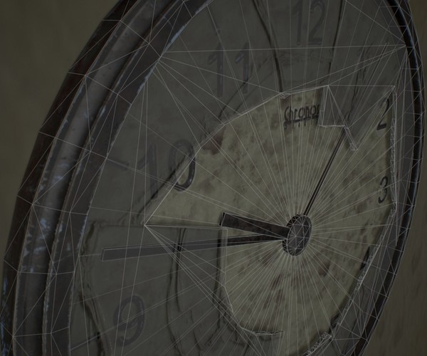 ArtStation - Wall Clock | Game Assets