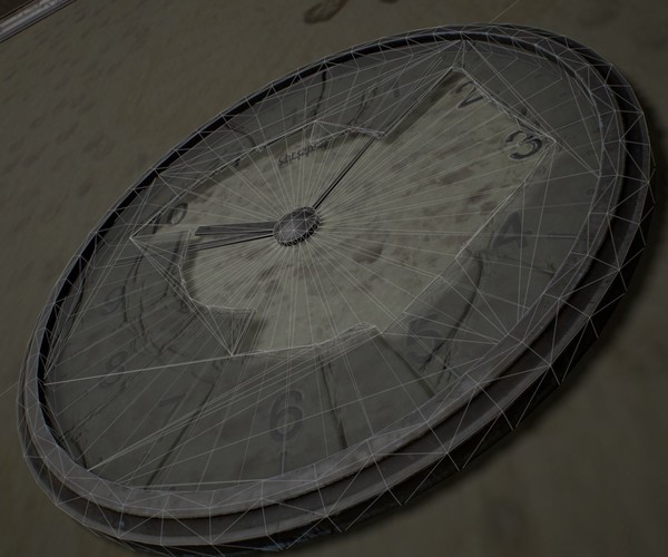 ArtStation - Wall Clock | Game Assets