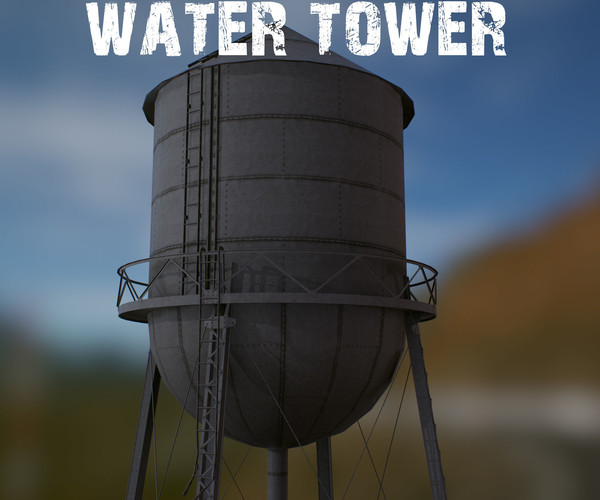 ArtStation - Water Tower | Game Assets