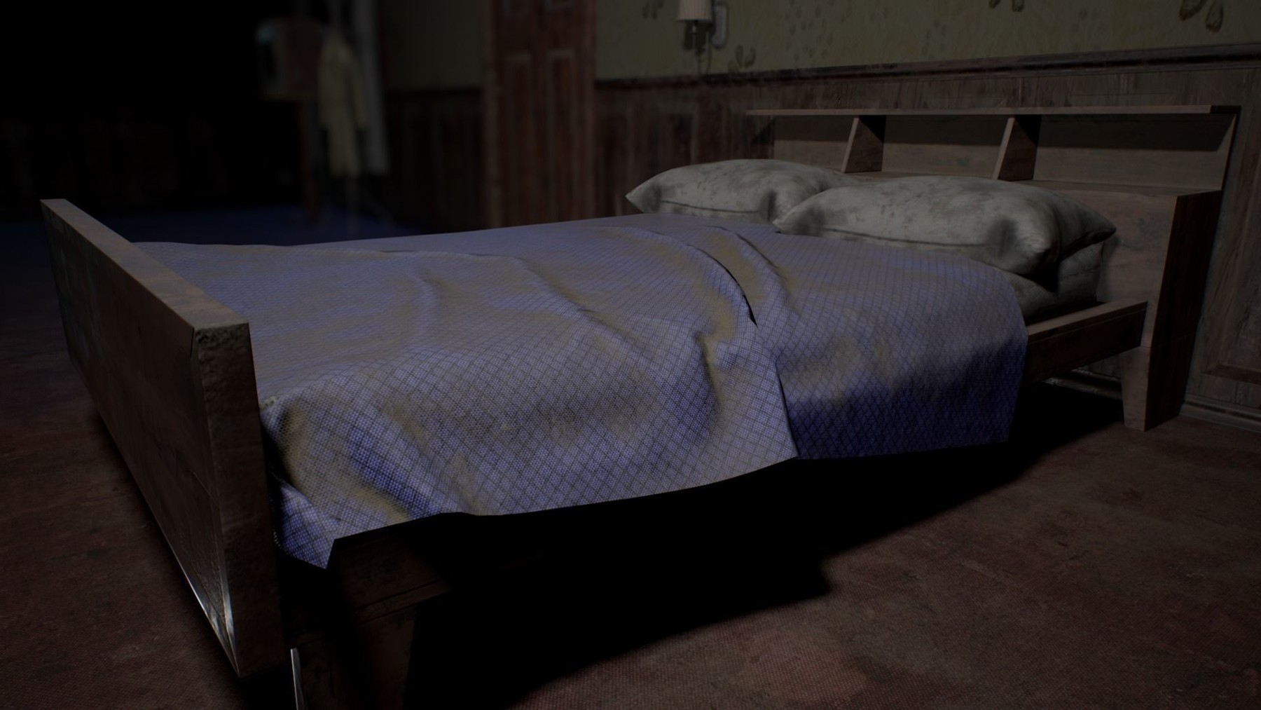 ArtStation - Wooden Bed | Game Assets