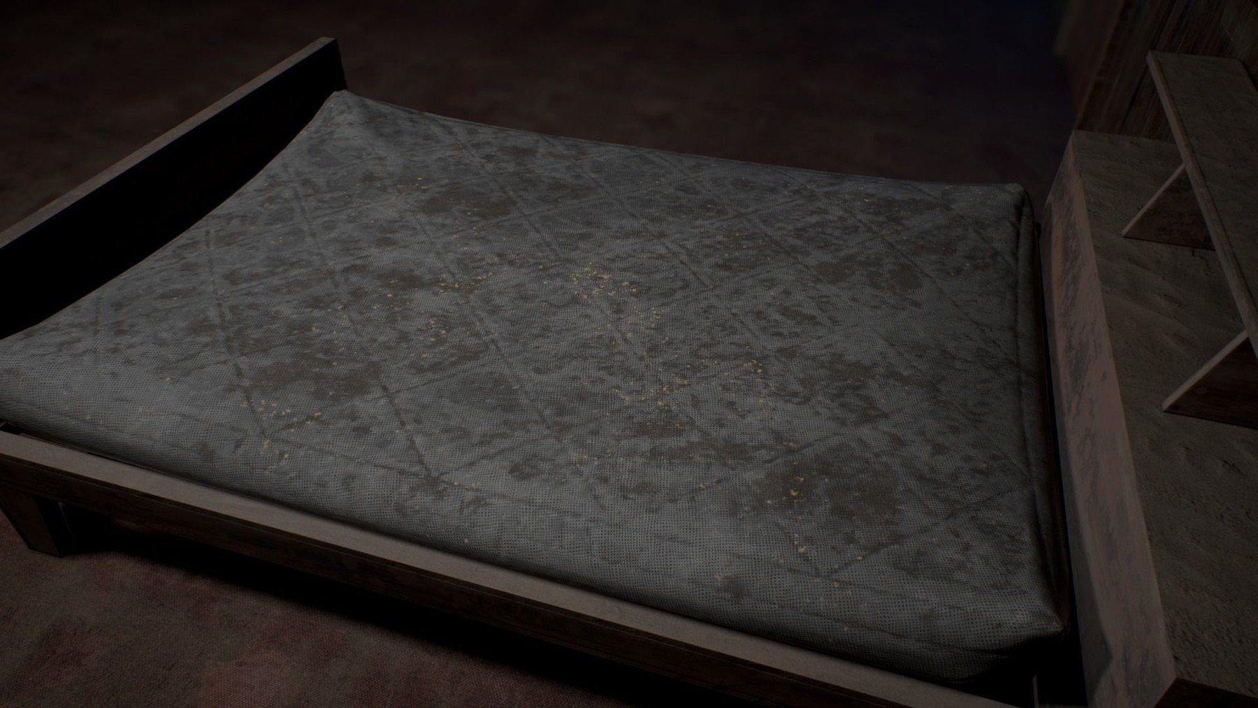 ArtStation - Wooden Bed | Game Assets