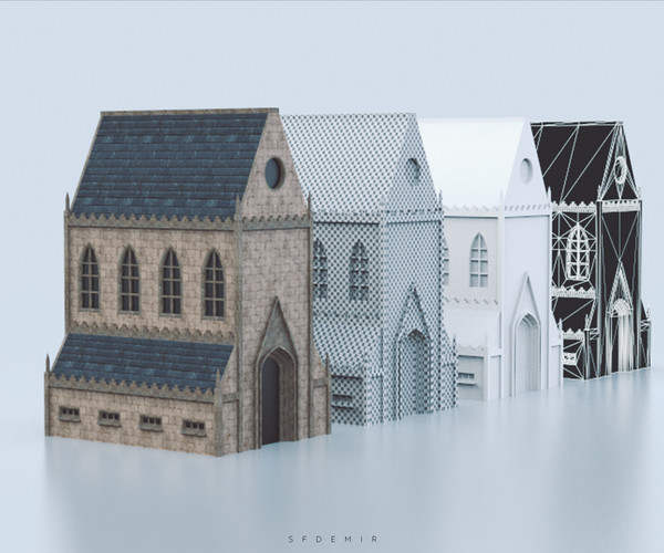 ArtStation - Medieval Church | Resources