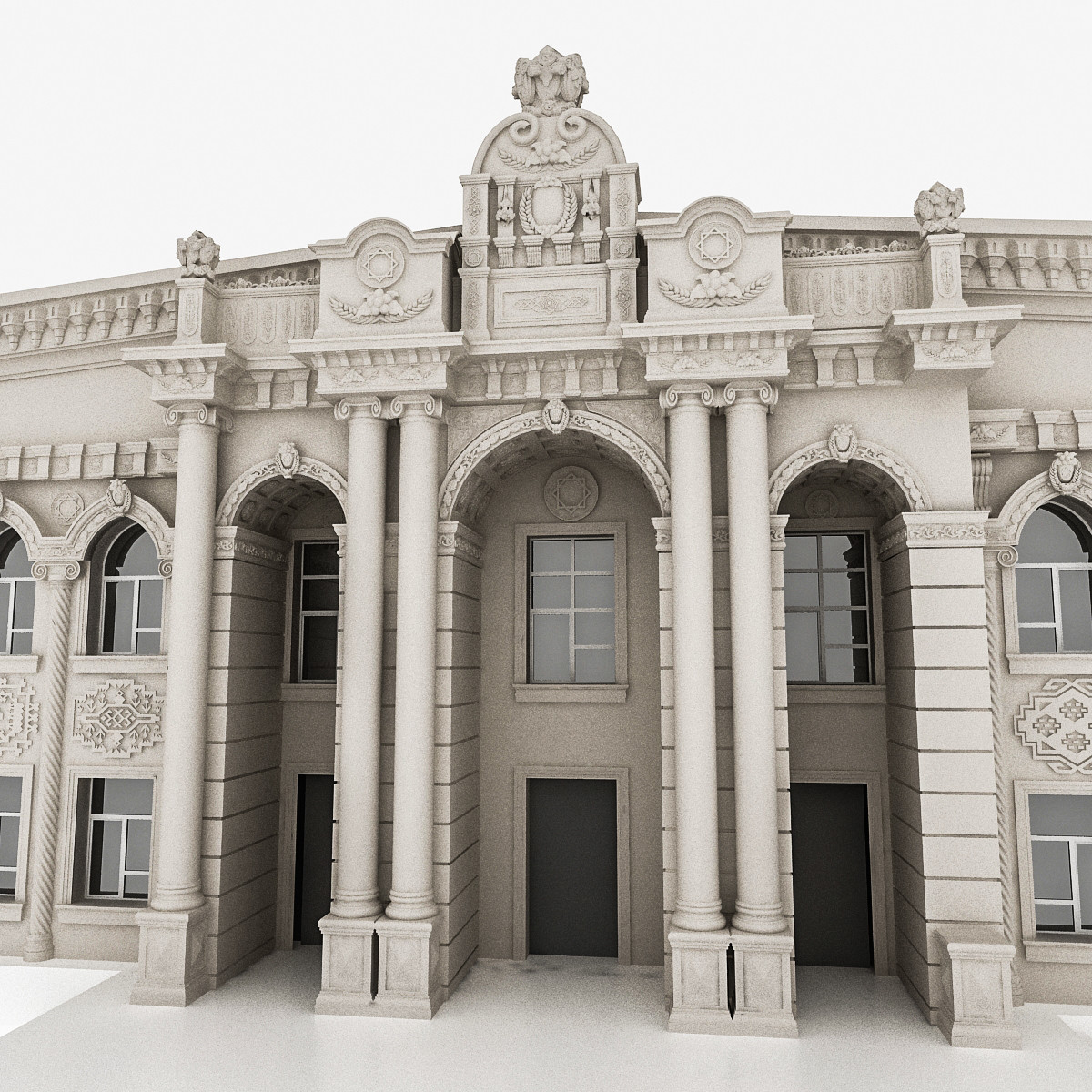 ArtStation - University Building | Resources