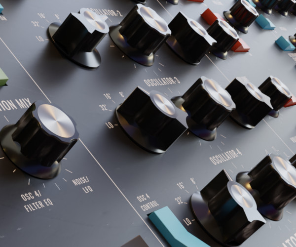 ArtStation - Behringer Poly D - Moog Synthesizer | Resources