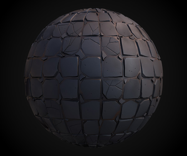 Artstation Stylized Cobblestone Texture Pack Game Assets