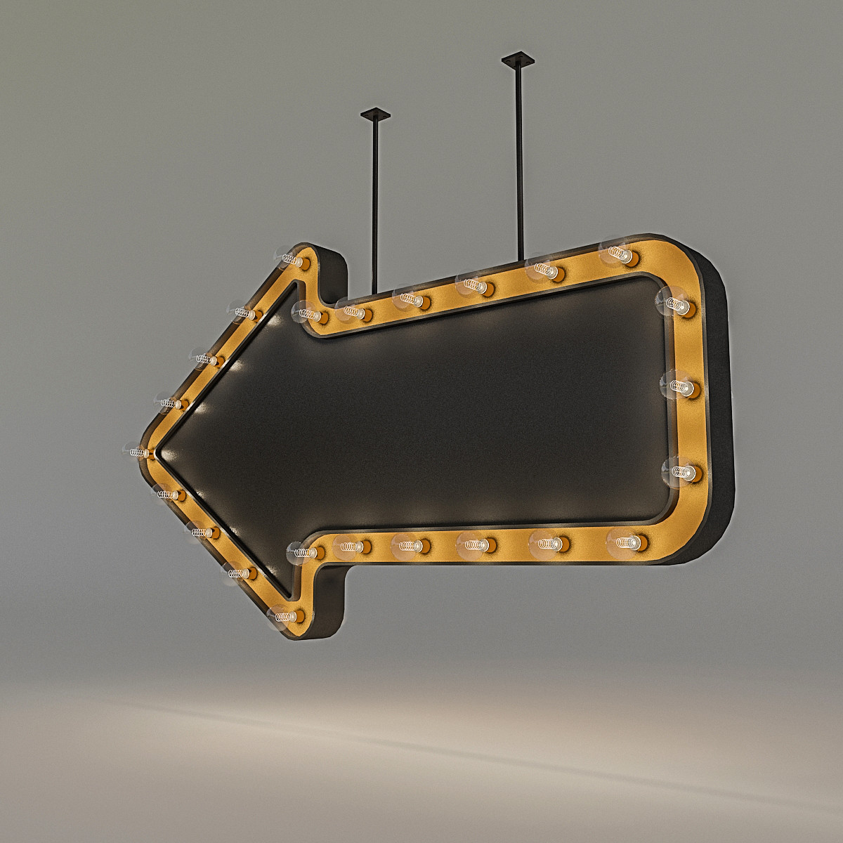 ArtStation - Light Bulb Loft Signage | Resources