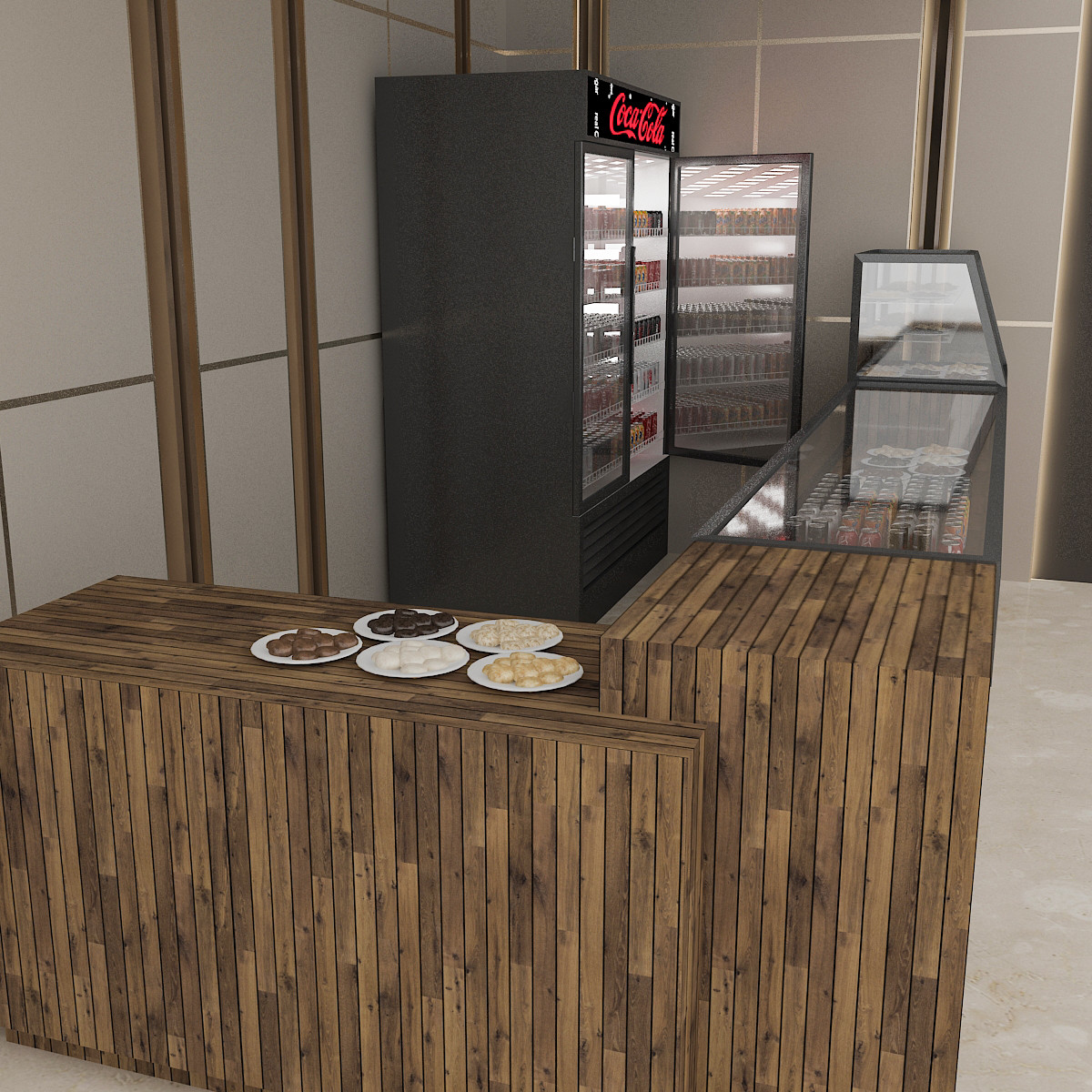 ArtStation - 3D Cafe Model | Resources