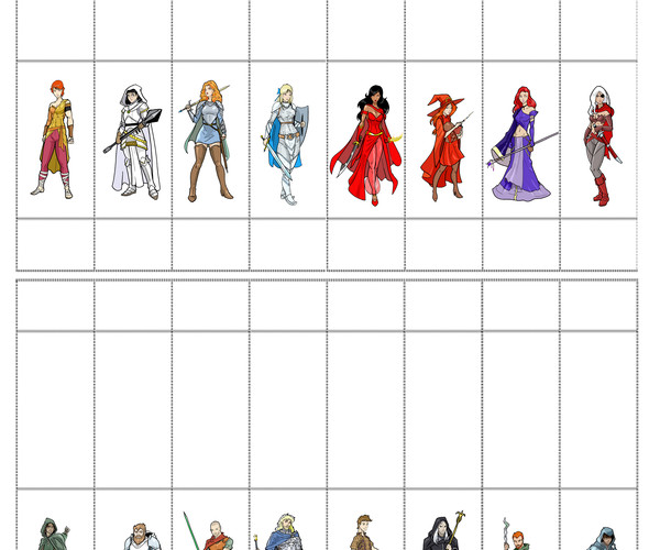 ArtStation - Human Minis 1 | Game Assets