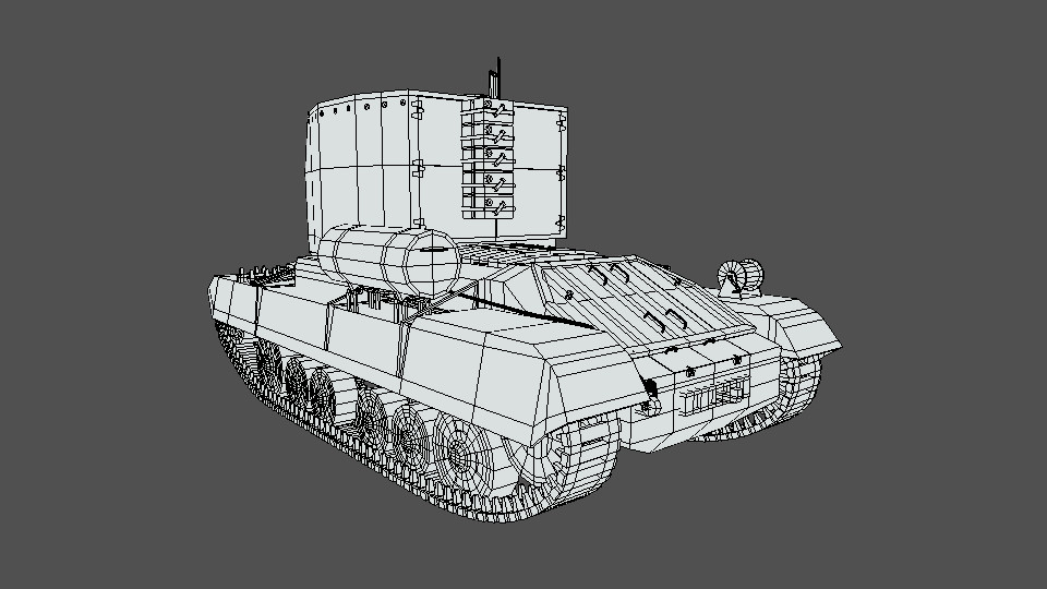 ArtStation - Low Poly Cartoon Bishop Tank | Game Assets