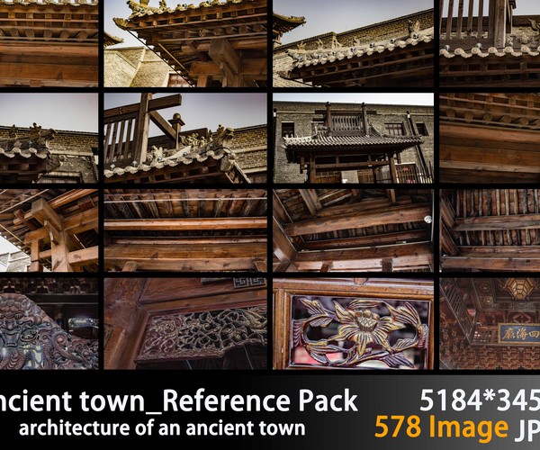 ArtStation - Ancient town_Reference Pack | Resources