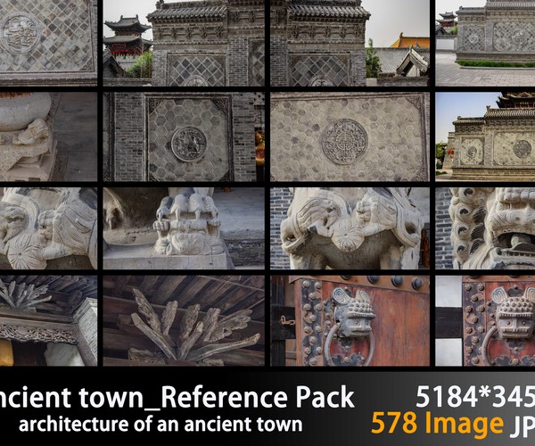 ArtStation - Ancient town_Reference Pack | Resources