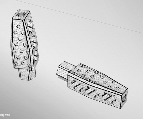 ArtStation - Rifle Muzzle Brake Kitbash Model (Sample) | Resources