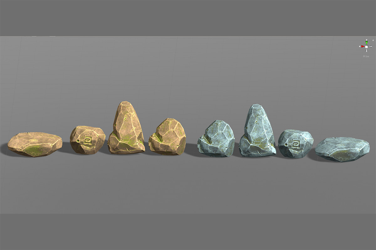 ArtStation - Stylized Rock and Stone Pack | Game Assets