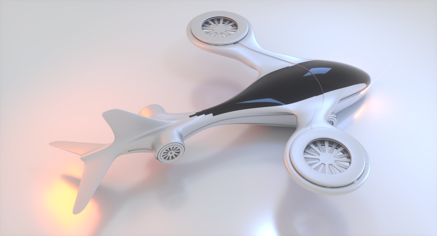 ArtStation - Futuristic Drone B 1 | Resources