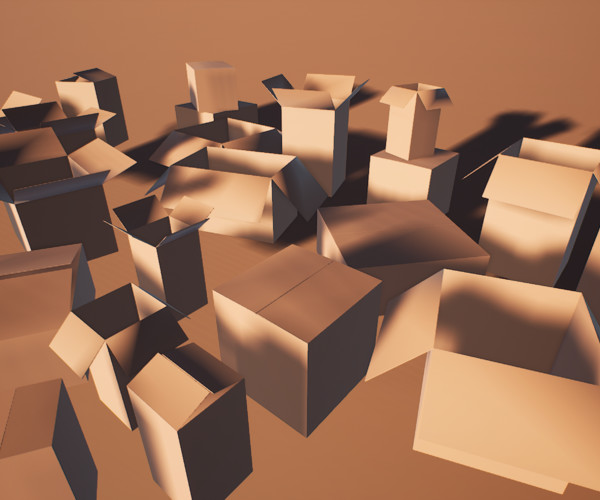 ArtStation - Cardboard Boxes 20 Variations! | Resources