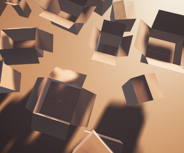 ArtStation - Cardboard Boxes 20 Variations! | Resources