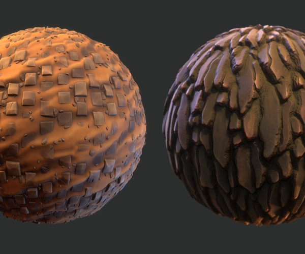 ArtStation - Stylized material pack VOL2 | Resources