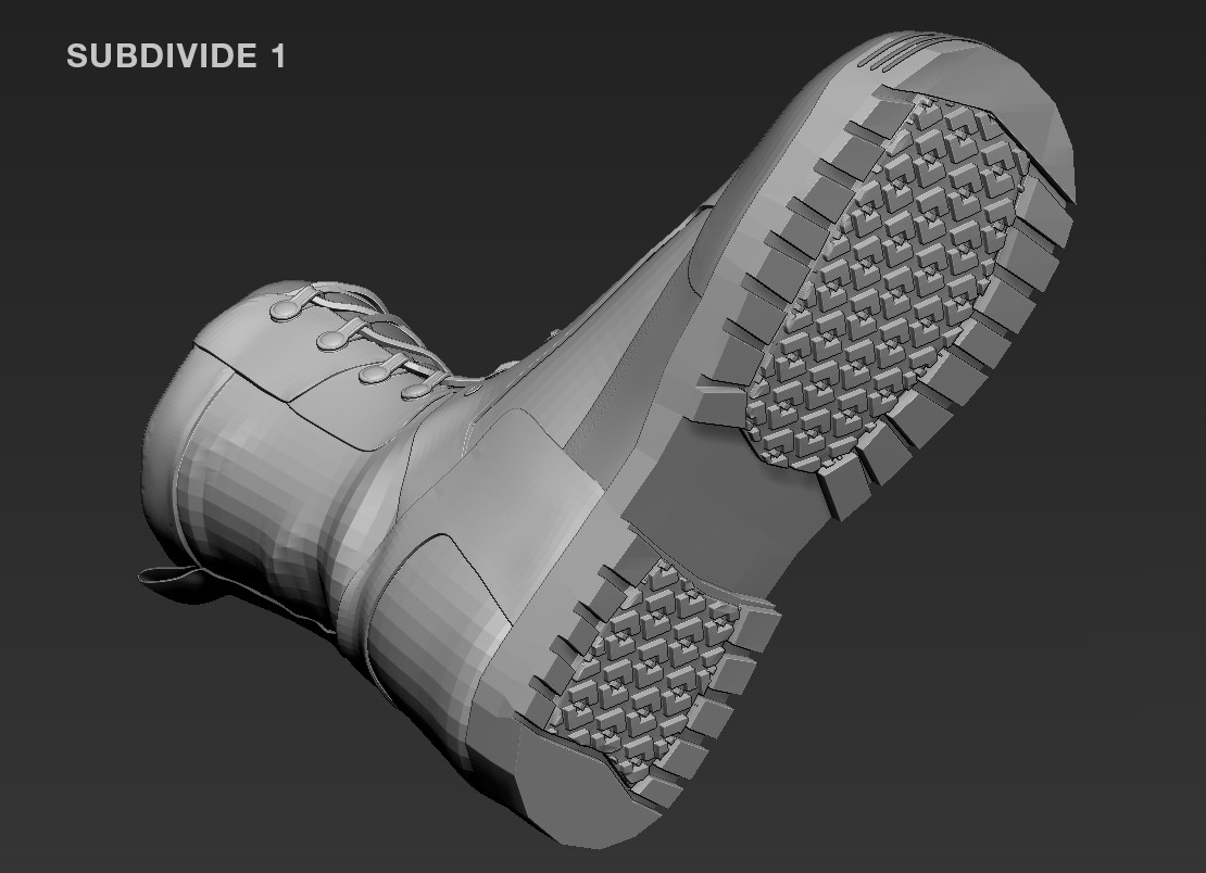 ArtStation - Military Boot | Game Assets