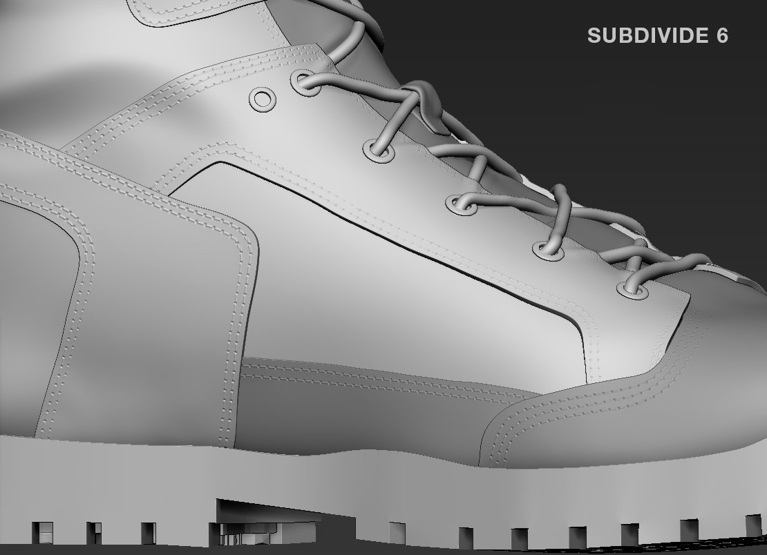 ArtStation - Military Boot | Game Assets