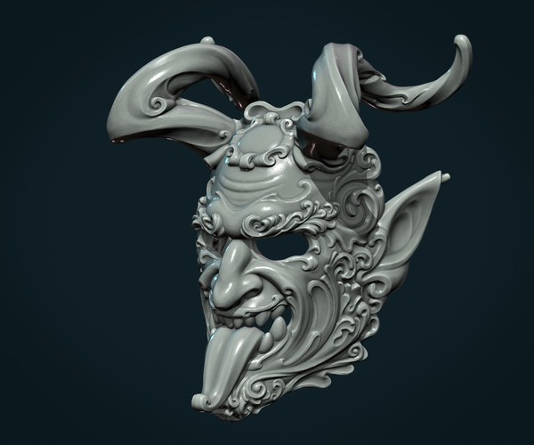 ArtStation - Demon Satyr Mask | Resources