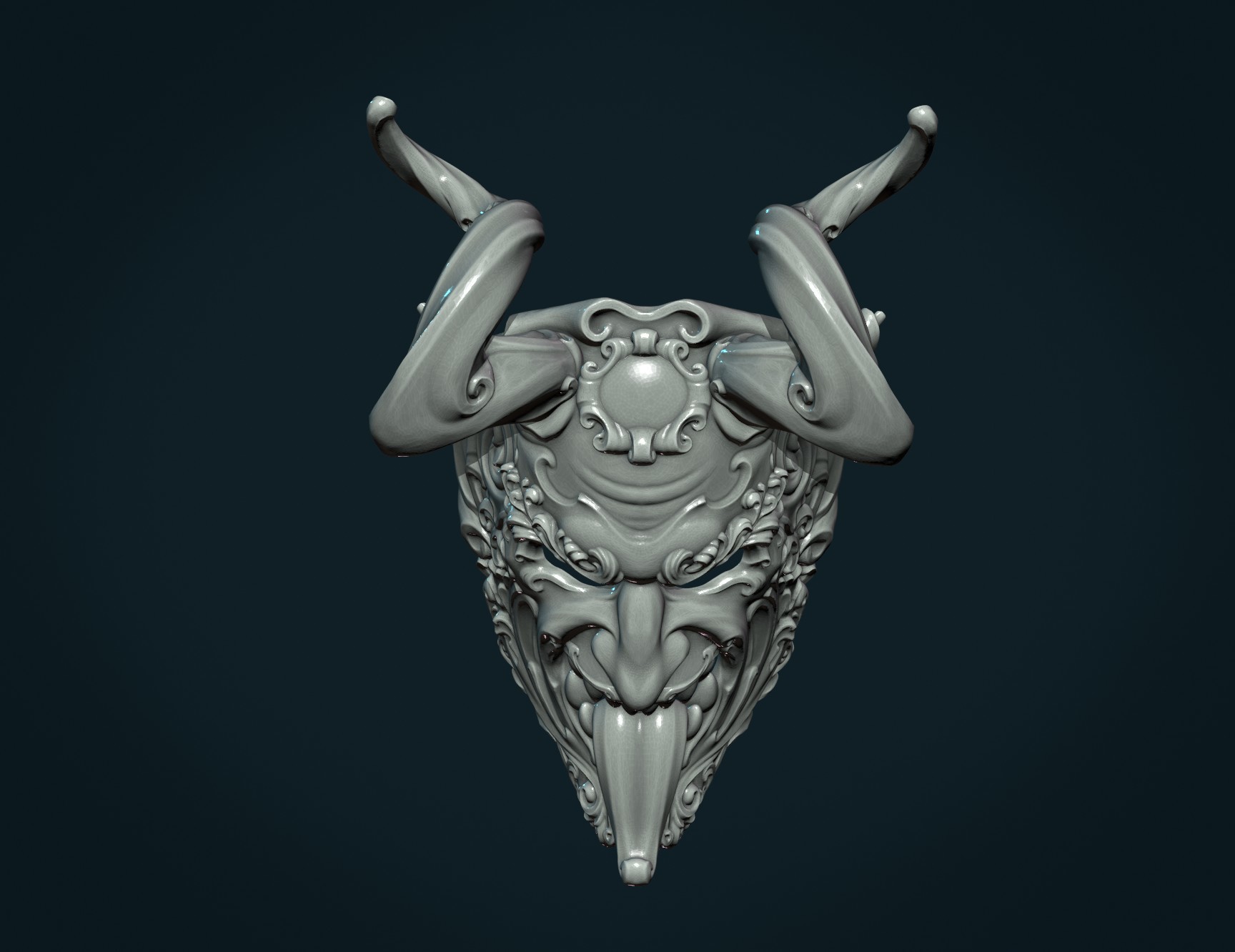 ArtStation - Demon Satyr Mask | Resources